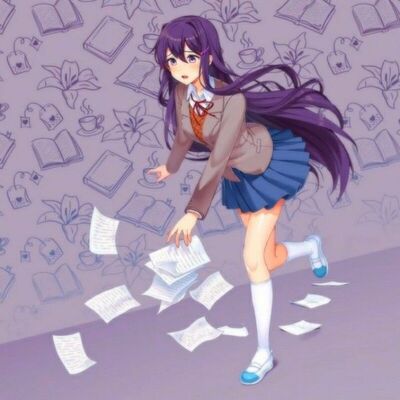 ขอโทษที่ฉันพูดมากนะ...:)//Yuri DDLC: ฟิคฟรีสไตล์ (บรรยาย)