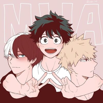 [MHA] ~Three of Us~ [BKDKTD]: ฟิค Boy Love (บรรยาย)
