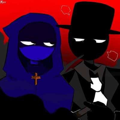 Sprunki (Black x Jevin) - ตอนที่4. นายจะไปมั้ย...? : ฟิค Boy Love (แชท)