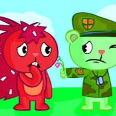 happy tree friends ||Flippy(Fliqpy)×Flaky: โดจินรัก