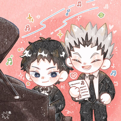 (haikyuu) The voice in my heart | bokuaka: ฟิค Boy Love (แชท)