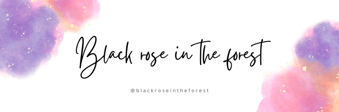 Black rose in the forest @readawrite.com