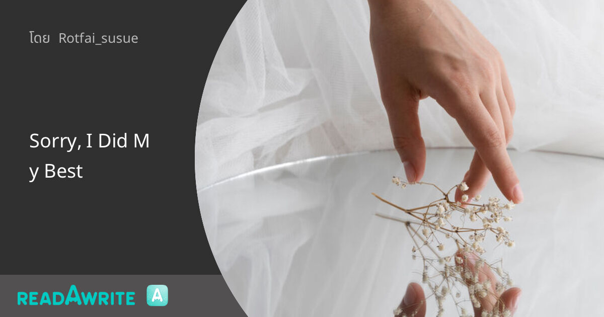 Sorry, I Did My Best: แนวทางเลือก