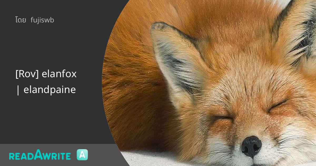 [Rov] elanfox | elandpaine: ฟิค Boy Love (แชท)