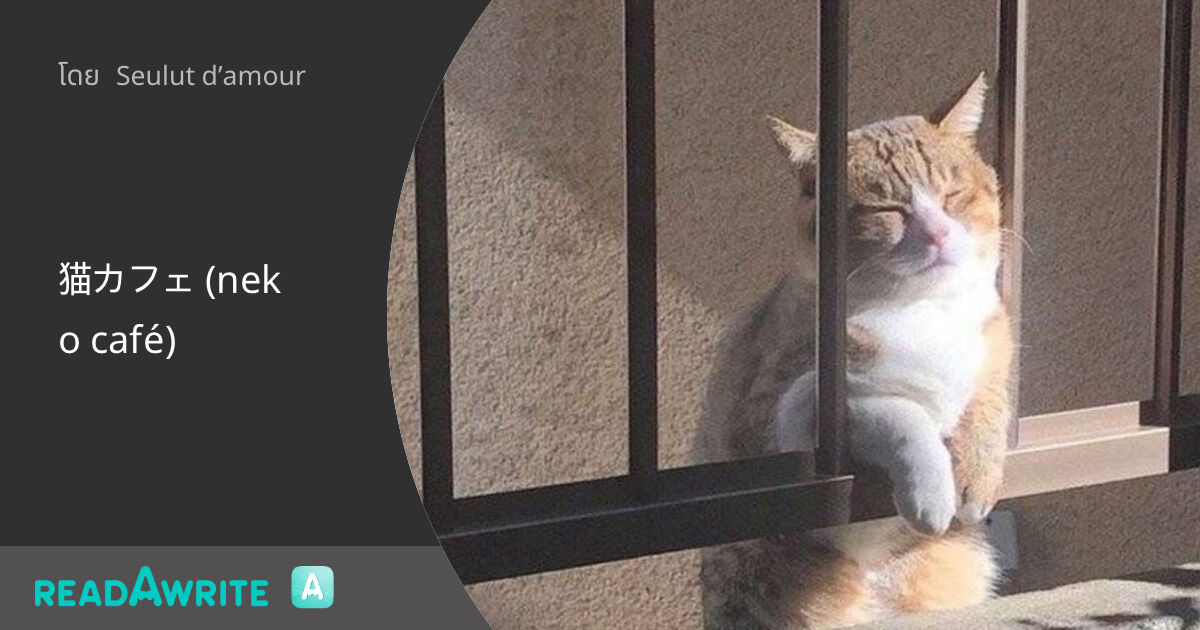 猫カフェ (neko café): วรรณกรรมเยาวชน