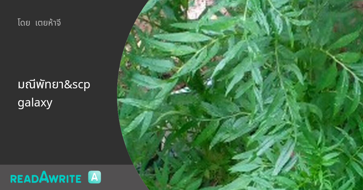 มณีพัทยา&scp galaxy: ฟิคฟรีสไตล์ (แชท)