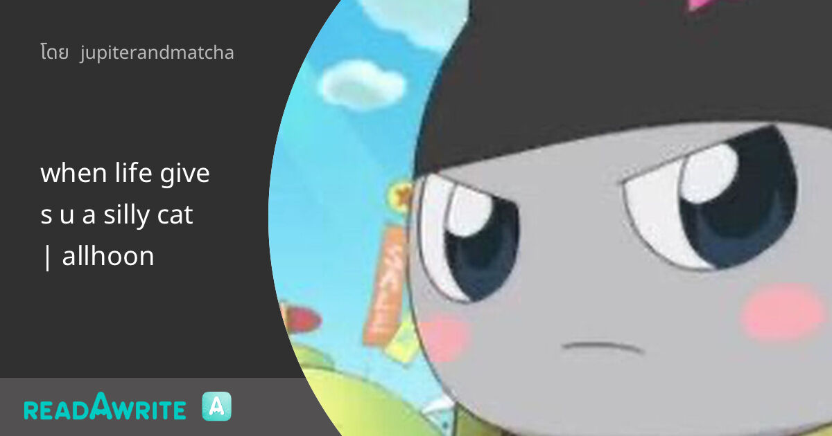 when life gives u a silly cat | allhoon - special interview from ...