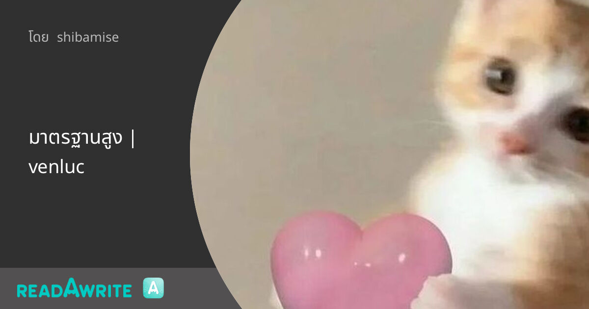 มาตรฐานสูง | venluc: ฟิค Boy Love (แชท)