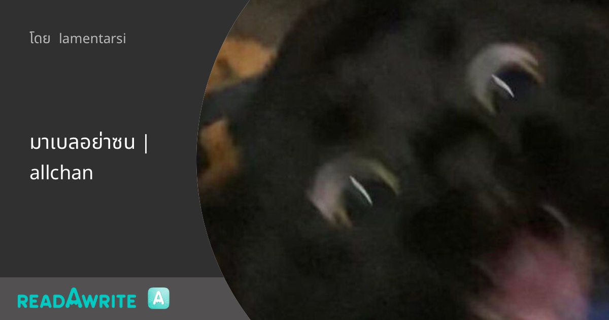 มาเบลอย่าซน | allchan - เริ่มจะโป๊ะล่ะ : ฟิคฟรีสไตล์ (แชท)