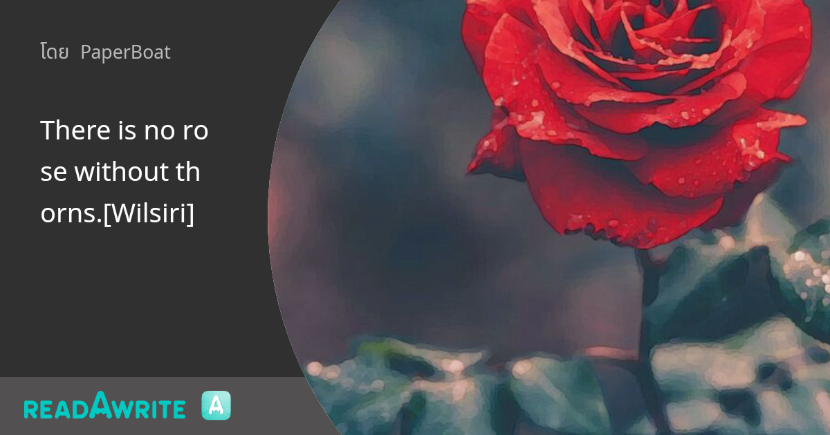 There is no rose without thorns.[Wilsiri]: ฟิค Boy Love (บรรยาย)
