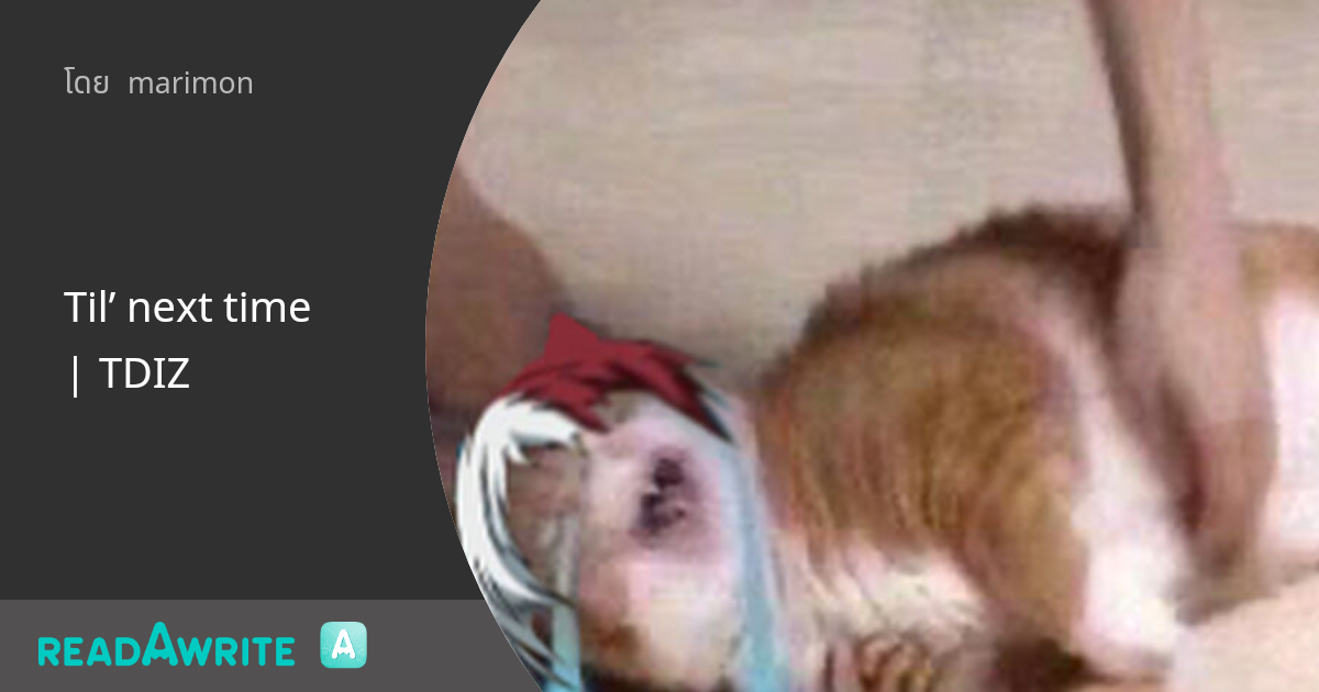 Til’ next time | TDIZ - สิบสี่ปีหนึ่งยังไม่สาย : ฟิค Boy Love (แชท)