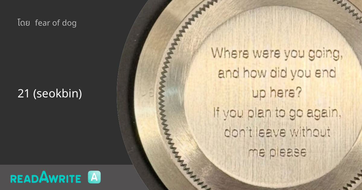 21 (seokbin) - อายุ 26 ยังคิดอยู่เสมอ : ฟิค Boy Love (แชท)