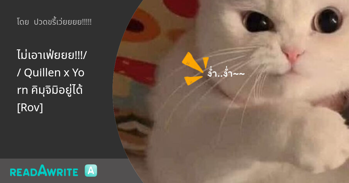 ไม่เอาเฟ่ยยย!!!// Quillen x Yorn คิมุจิมิอยู่ได้ [Rov]: ฟิค Boy Love (แชท)