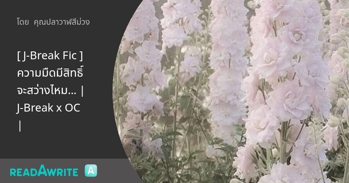 [ J-Break Fic ] ความมืดมีสิทธิ์จะสว่างไหม... | J-Break x OC |: ฟิคฟรี ...